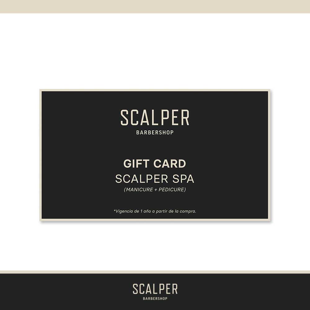 GIFT CARD "SCALPER SPA" - Scalper Studio | Barbería